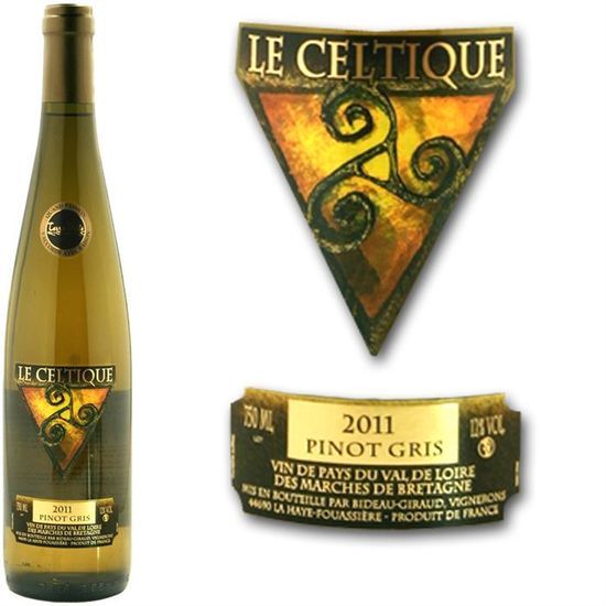 Le Celtique Pinot Gris Val de Loire 2011 - La cave Cdiscount