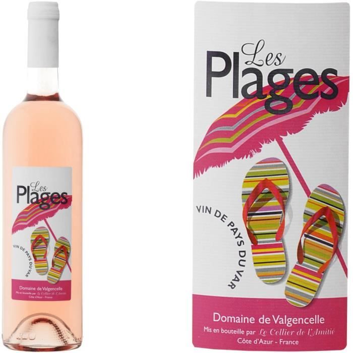Les Plages 2015 IGP Vins de Pays du Var vin ros... - La cave Cdiscount