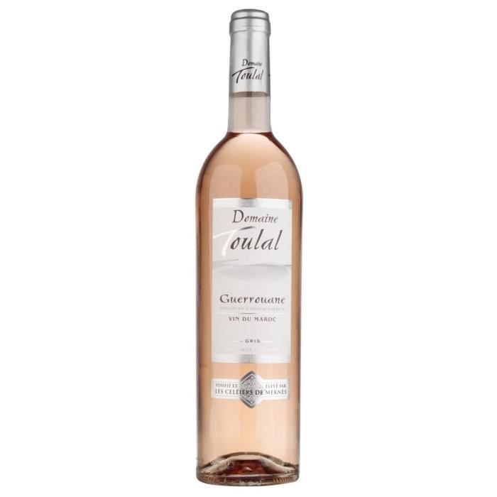 Domaine Toulal 2018 Guerrouane - Vin rosé de Maroc - La cave Cdiscount