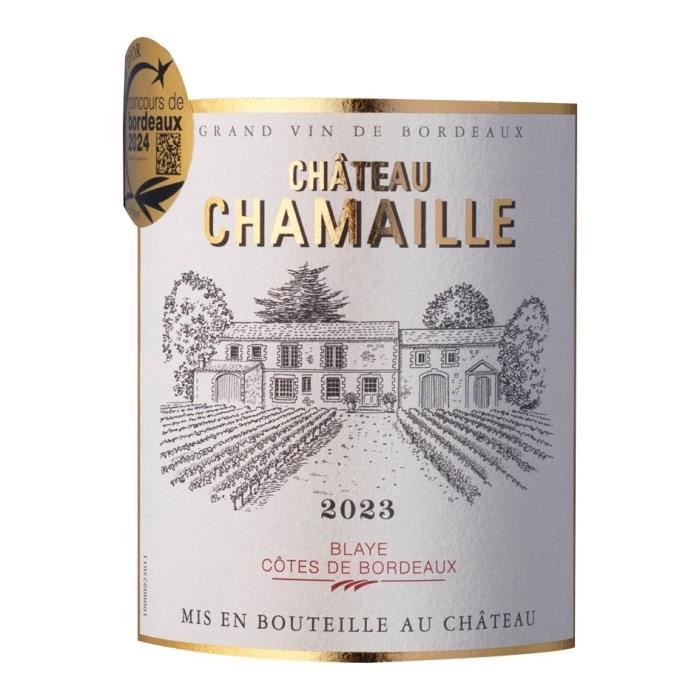 Château Chamaille 2023 Blaye Côtes de Bordeaux - Vin rouge de Bordeaux ...