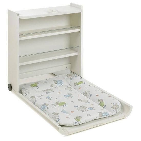 GEUTHER Table à Langer Murale Wanda Blanche Matelas Mouton - Cdiscount ...