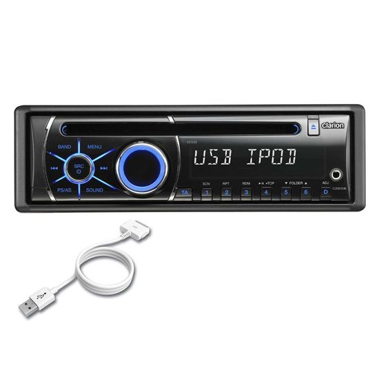 CLARION CZ200E + Câble USB - Cdiscount Auto