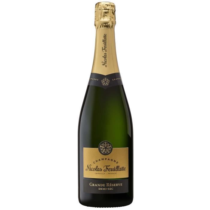 Champagne Nicolas Feuillatte Grande Réserve Demi-sec - La cave Cdiscount
