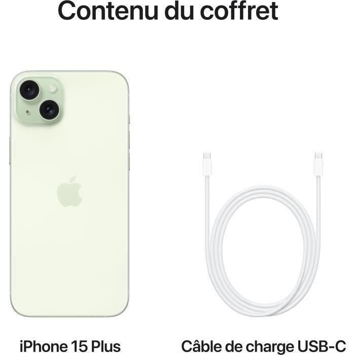 IPhone 15 Plus 512GB Vert - Cdiscount Téléphonie