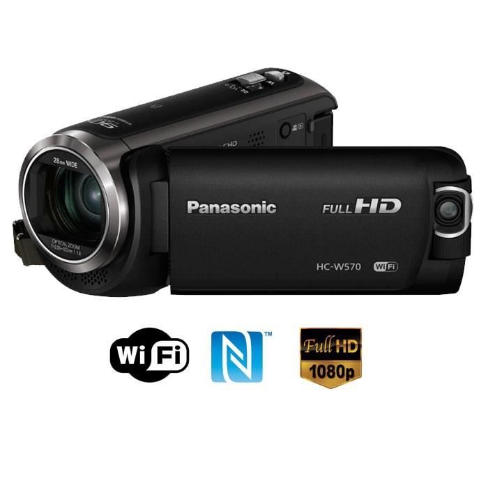 PANASONIC HC-W570 Double caméra Full HD WiFi NFC - Cdiscount Appareil Photo