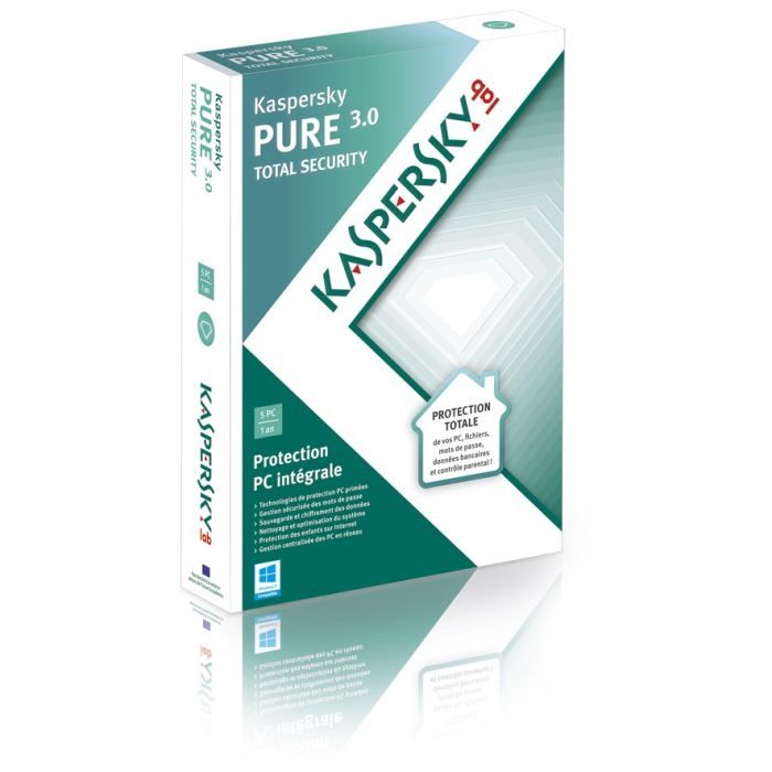 Kaspersky PURE 3.0 Total Security 5Pc/1 an - Achat / Vente antivirus ...