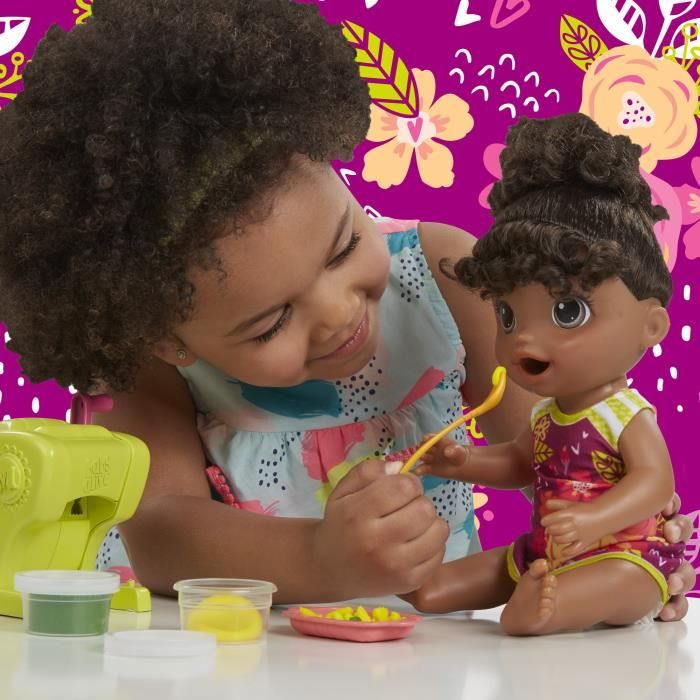 BABY ALIVE - Snacking pasta Baby (cheveux noirs) - Cdiscount Jeux - Jouets