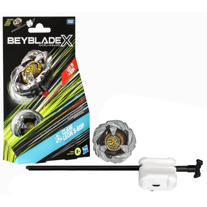 Beyblade X Starter Pack Claw Leon 5-60P Starter Pack, avec toupie de ...