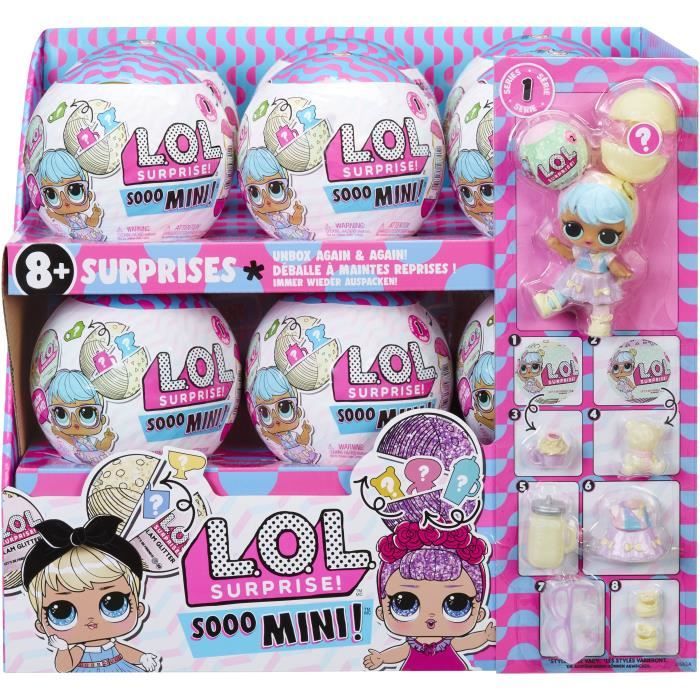 L.O.L. Surprise - Sooo Mini! Dolls Asst in PDQ - Cdiscount Jeux - Jouets