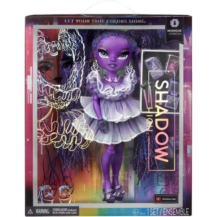 Rainbow High S3 Shadow High - Poupée 27 cm Monica Verbena (Violet foncé ...