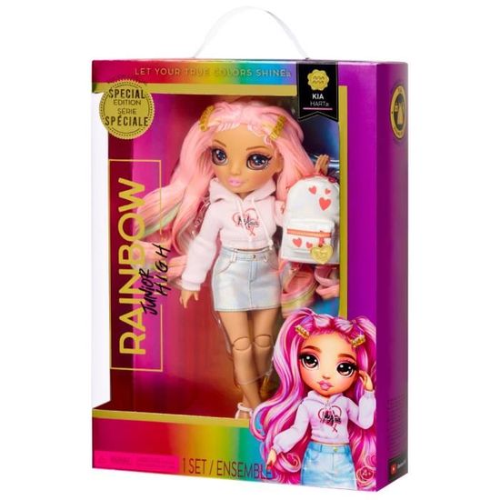 Rainbow High Junior High S3 - Poupée Mannequin Arc-en-Ciel 22cm - Kia ...