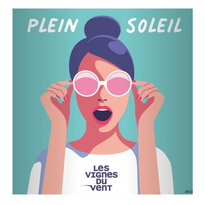Les Vignes du vin Plein Soleil 2024 Côtes Catalanes - Vin rosé de ...