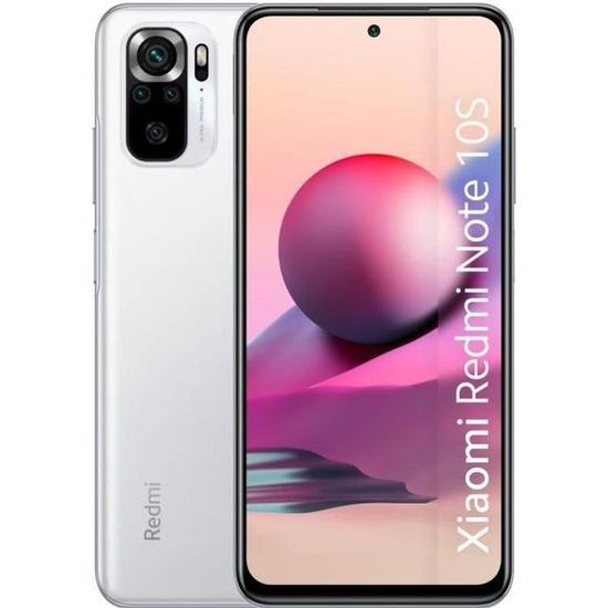 XIAOMI Redmi Note 10S 64Go Blanc (2021) - Reconditionné - Excellent ...