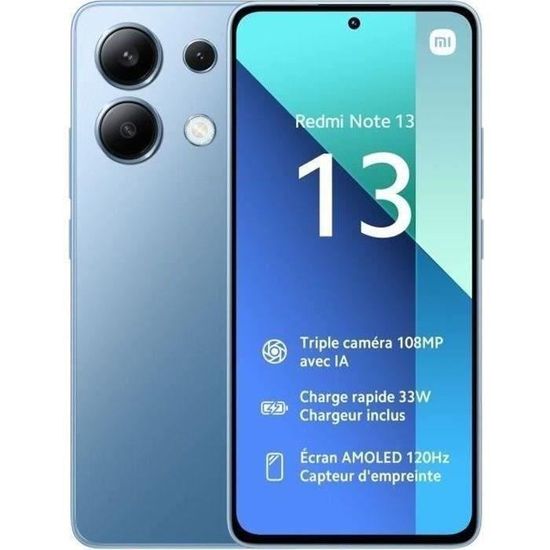 Redmi Note 13 Bleu 8 GO + 256 GO (2023) - Reconditionné - Excellent ...