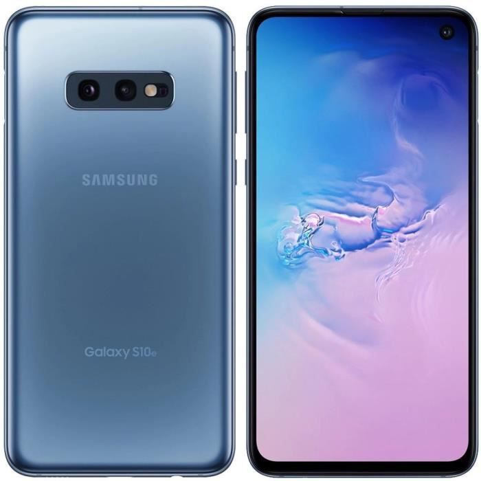 SAMSUNG Galaxy S10e (mono sim) 128 Go bleu - Reconditionné - Excellent ...
