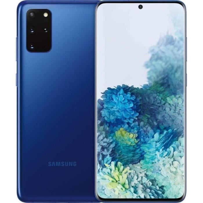SAMSUNG Galaxy S20+ 256 Go bleu Aura - Reconditionné - Excellent état - Cdiscount Téléphonie