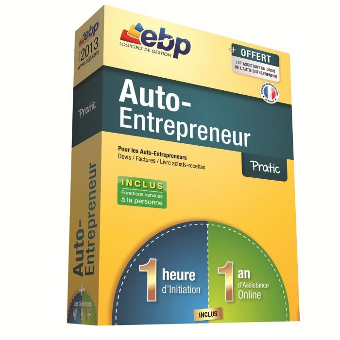 EBP Auto-Entrepreneur Pratic 2013 + Services VIP - Cdiscount Informatique