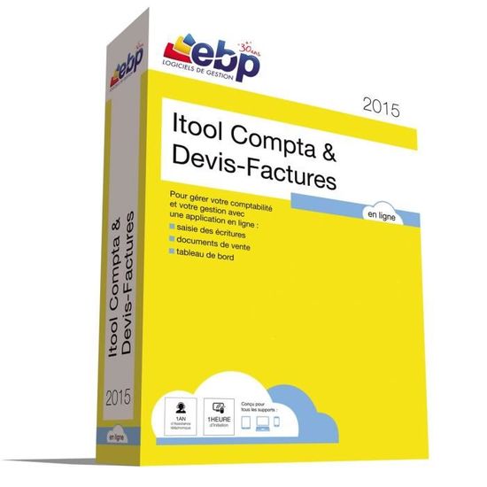 EBP Itool Compta & Devis-Factures En Ligne 2015 - Cdiscount Informatique