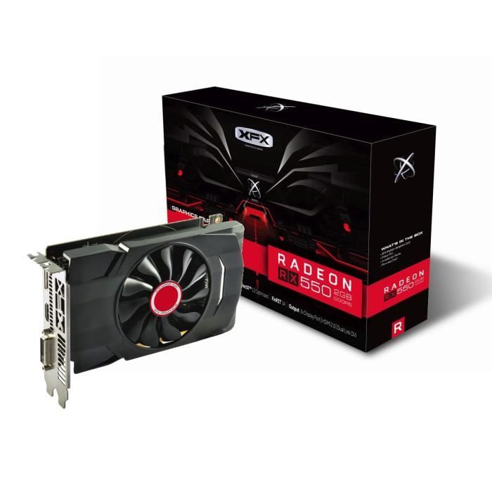 XFX Carte graphique Radeon RX 550 2GB Core Edition - 2 Go - GDDR5 ...