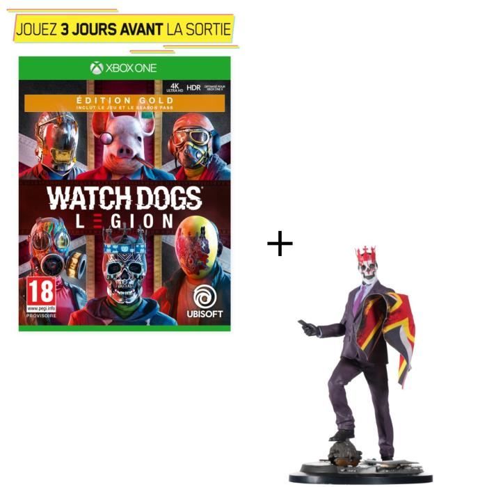 Pack Xbox One : Watch Dogs Legion Édition GOLD + Figurine Watch Dogs ...