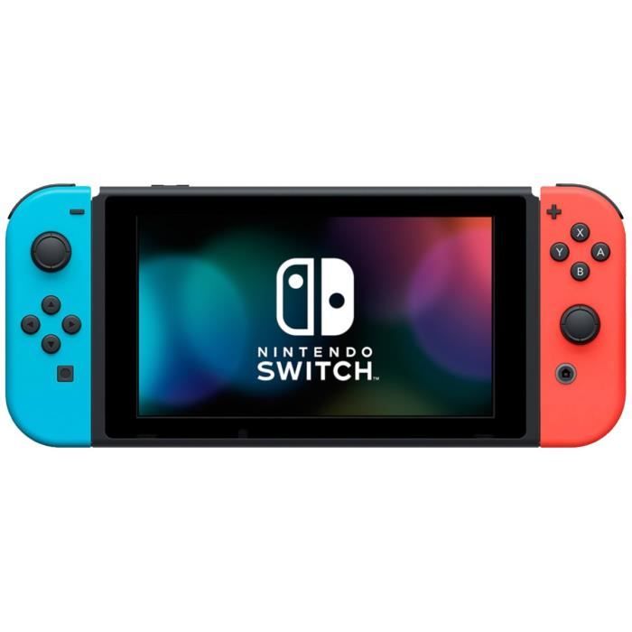 Pack Nintendo Console Nintendo Switch • Bleu Néon And Rouge Néon Ring