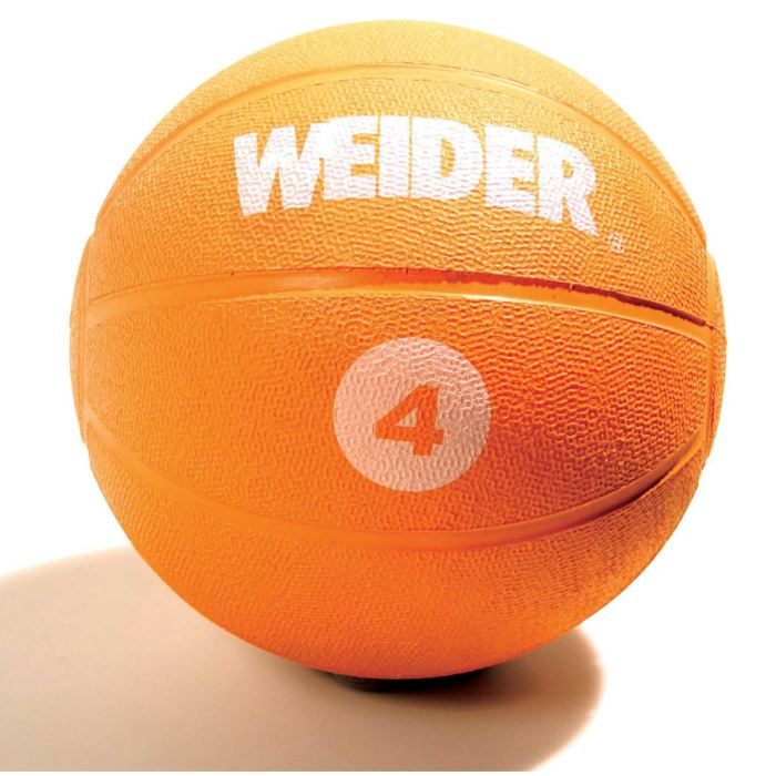 Medecine Ball - WEIDER - 2 kg - Caoutchouc - Orange - Mixte - Cdiscount ...