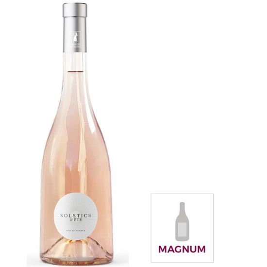 Magnum Solstice d'Eté Pays d'Oc - Vin rosé de Languedoc - La cave Cdiscount