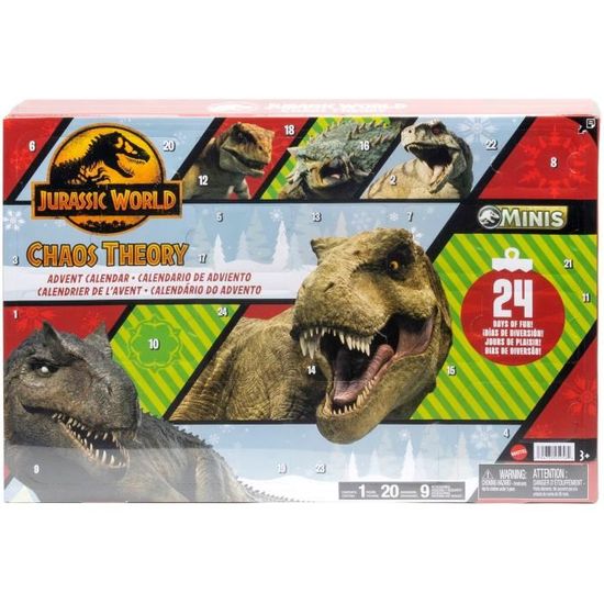 Jurassic World : la Théorie du chaos-Calendrier de l’avent 24 jours ...