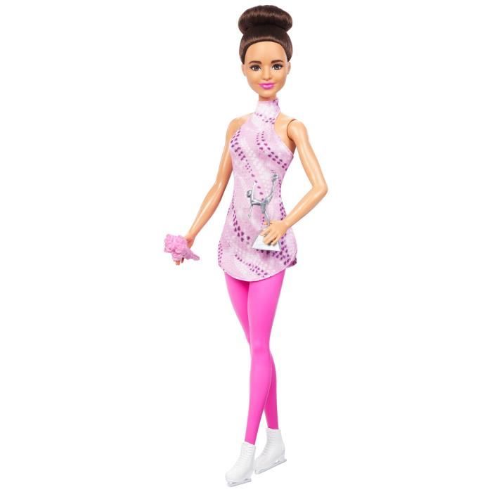Barbie-Poupée Patineuse Artistique avec tenue amovible et trophée HRG37 - Cdiscount Jeux - Jouets