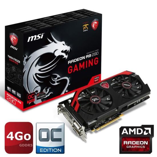 MSI AMD Radeon R9 290 Gaming 4Go GDDR5 - Cdiscount Informatique