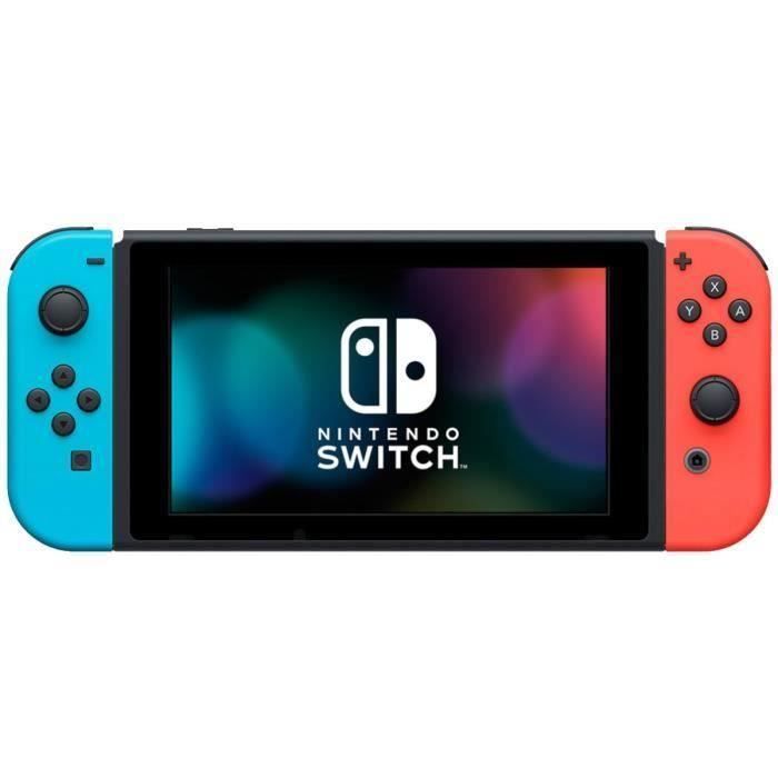 Console Nintendo Switch • Bleu Néon & Rouge Néon - Cdiscount Jeux vidéo