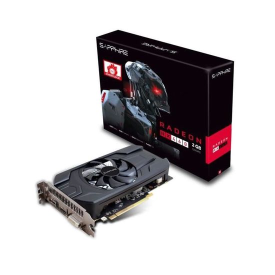 Sapphire Carte graphique AMD Radeon RX 460 2G D5 OC - 2Go - GDDR5 - Cdiscount Informatique
