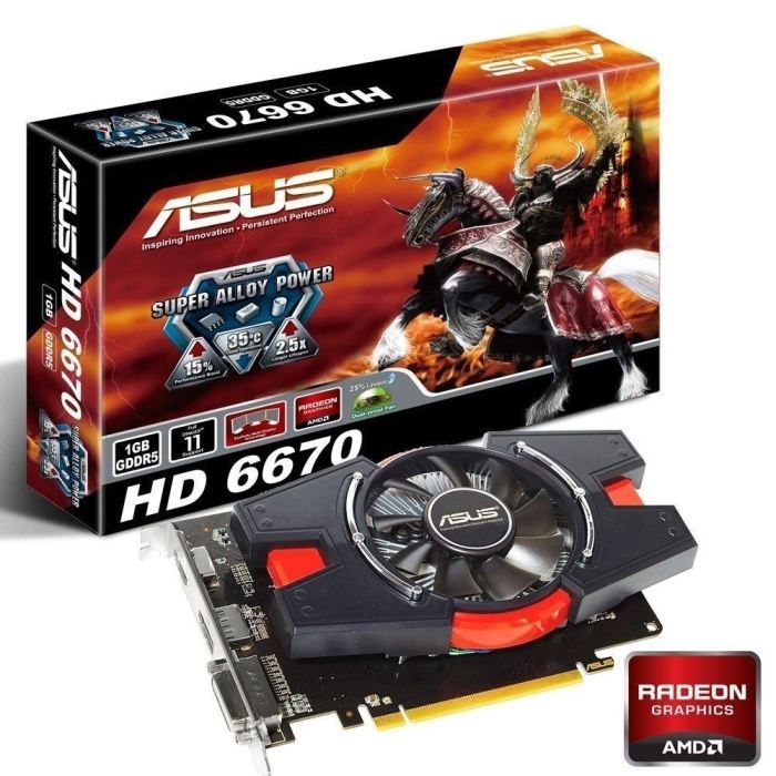 Asus AMD Radeon HD6670 1Go GDDR5 - Cdiscount Informatique