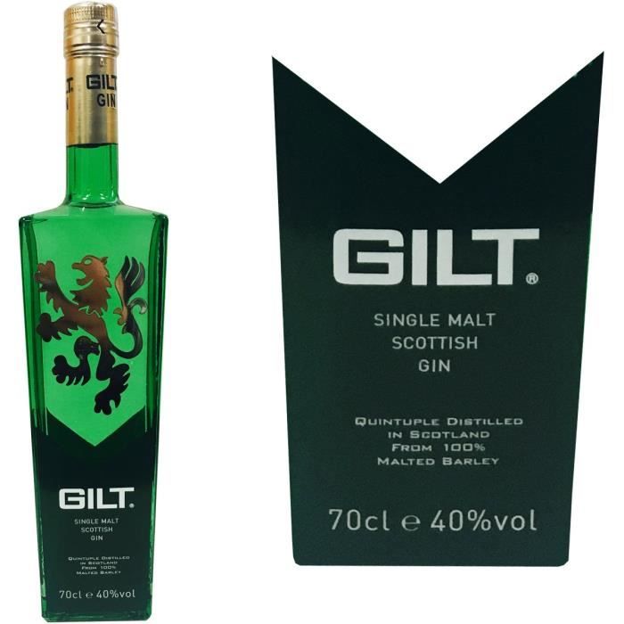 Gilt Gin Single Malt 0.70L 40% - La cave Cdiscount