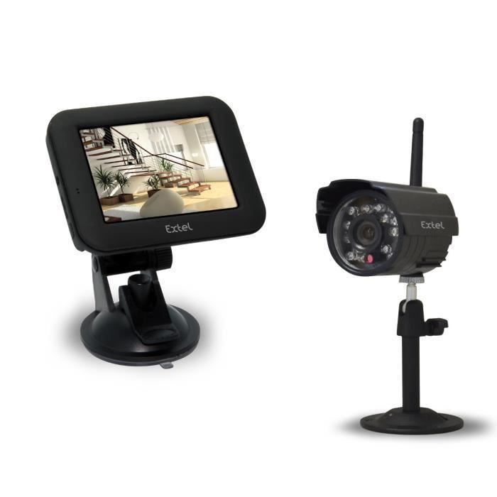 EXTEL Kit de surveillance sans fil extérieur O’CUP - Cdiscount Bricolage