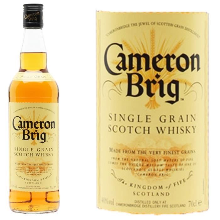 Cameron Brig single Grain Whisky 0.7L 40° - Achat / Vente Cameron Brig ...