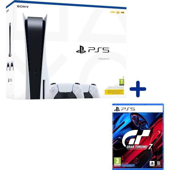 Pack PS5 Standard : Console PS5 Standard + 2ème Manette DualSense ...