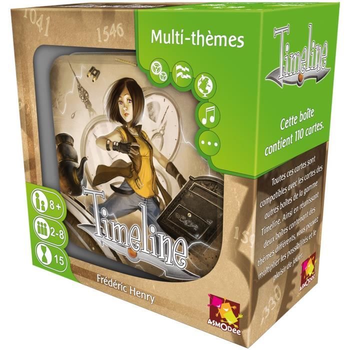 ASMODEE - Timeline Multi-Thèmes - Jeu de Société - Cdiscount Jeux - Jouets