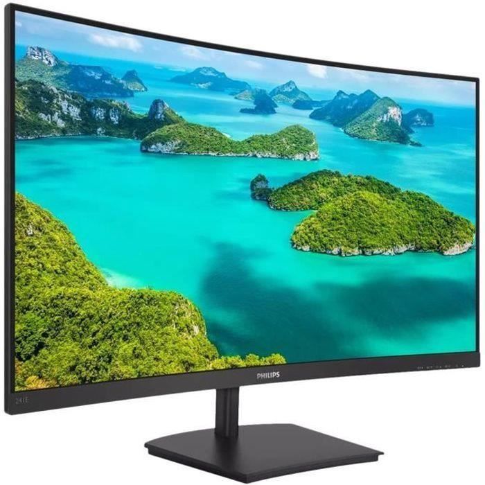 Ecran PC incurvé - PHILIPS 241E1SC/00 - 23,6" FHD - Dalle VA - 4 ms ...