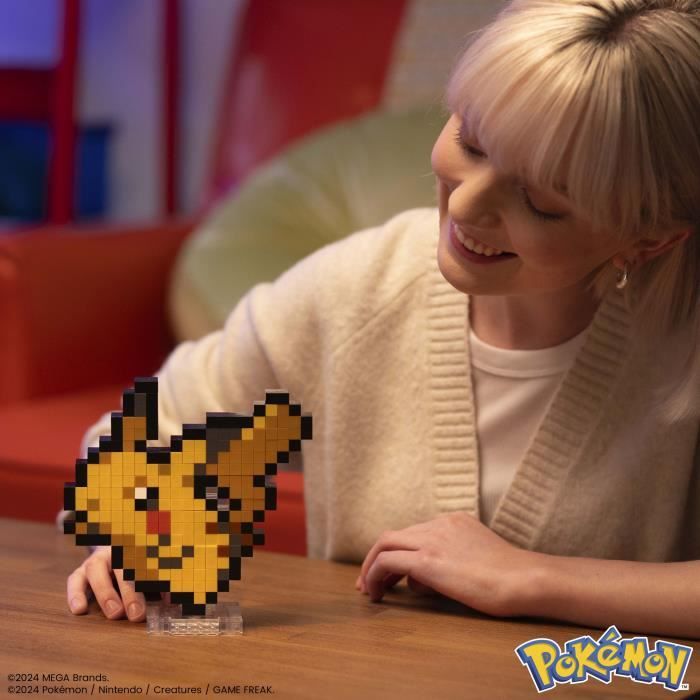 MEGA-Pokémon-Pikachu-Coffret de construction rétro 400 pièces - MEGA ...