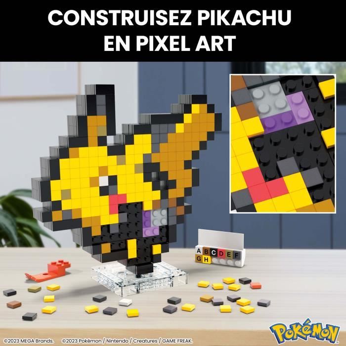 MEGA-Pokémon-Pikachu-Coffret de construction rétro 400 pièces - MEGA ...