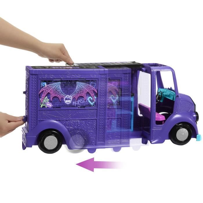 Monster High-Tour Bus Rock Sang-sationnel-Coffret avec poupée et bus ...