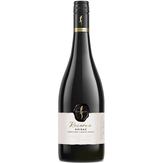 Kumala Réserve 2021 Syrah - Vin rouge d'Afrique du sud - La cave Cdiscount