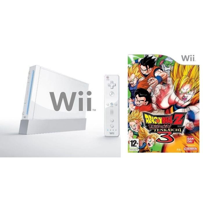 CONSOLE Wii PACK SPORTS + DRAGON BALL Z BUDOKAI TE - Cdiscount Jeux vidéo