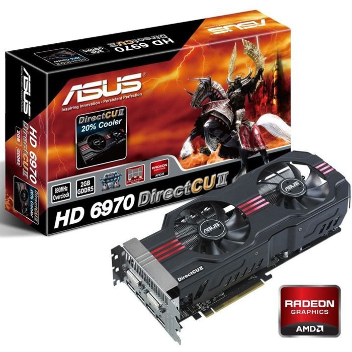 Asus AMD Radeon HD6970 2Go GDDR5 DCII - Cdiscount Informatique