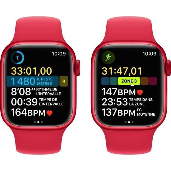 Apple Watch Series 8 GPS - 41mm - Boîtier (PRODUCT)RED Aluminium ...