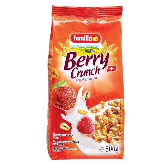 FAMILIA - Müesli croquant fruits rouges 500g - Cdiscount Au quotidien