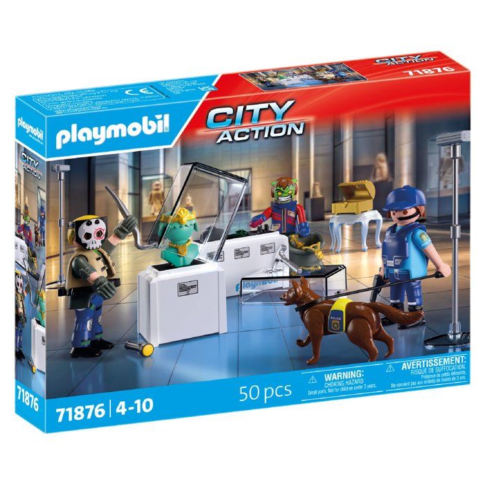 Playmobil pack Police voleur Hélicoptère de police (70569 ...