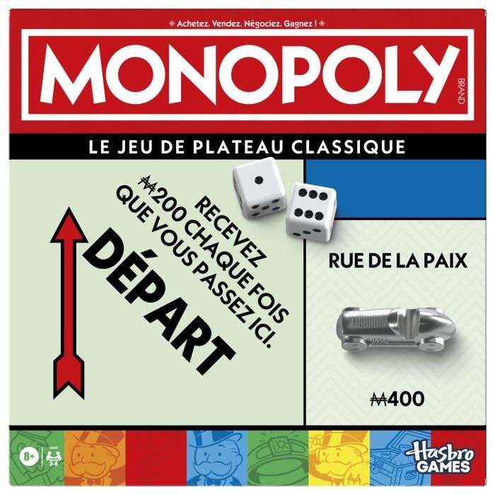 Monopoly Classique + Extension Parc gratuit - Cdiscount Jeux - Jouets