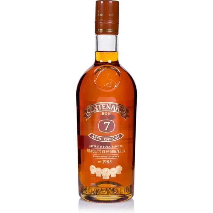 Centenario 7 ans - Rhum Vieux - Costa Rica - 40%vol - 70cl - La cave ...